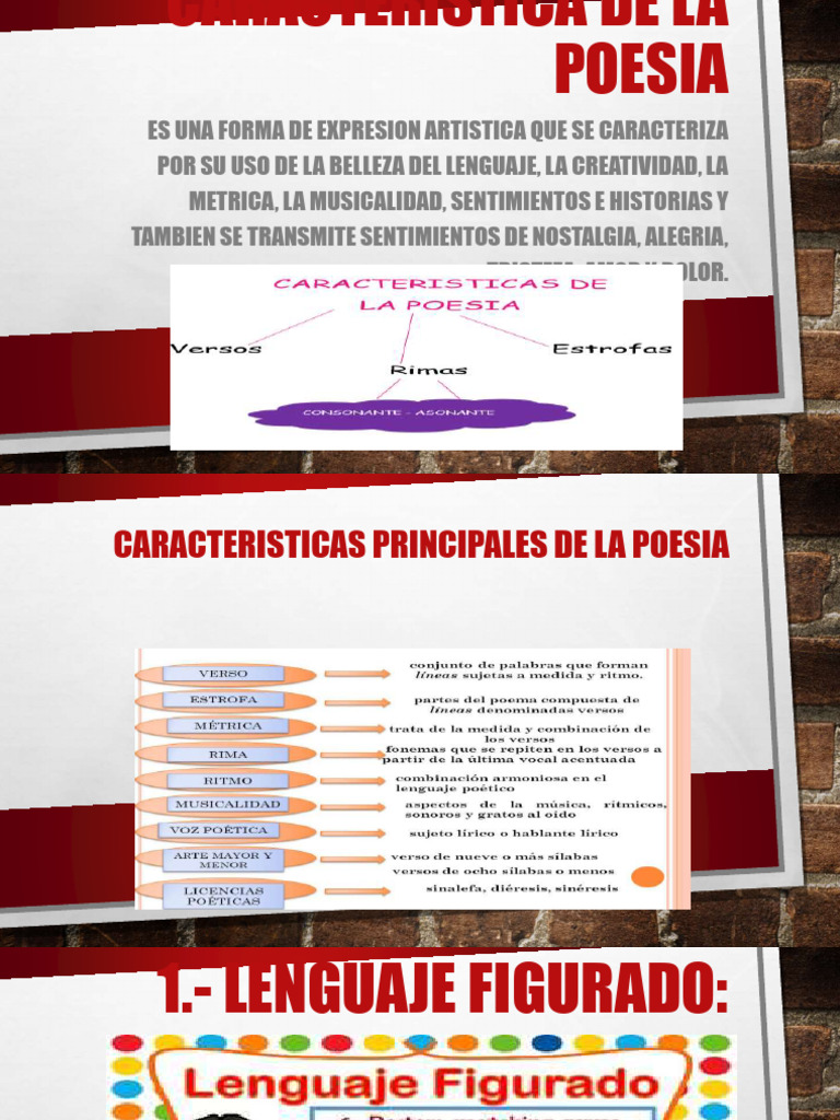 Características de la Poesía | PDF