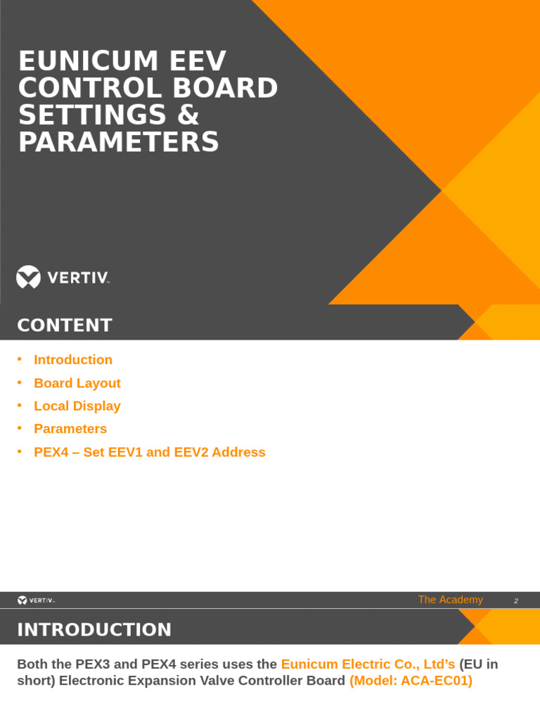 EEV Control Board Settings & Parameters | PDF | Information And ...