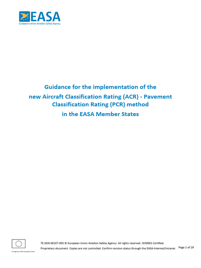 easa_guidance_for_acr_pcr_implementation | PDF | Strength Of Materials ...