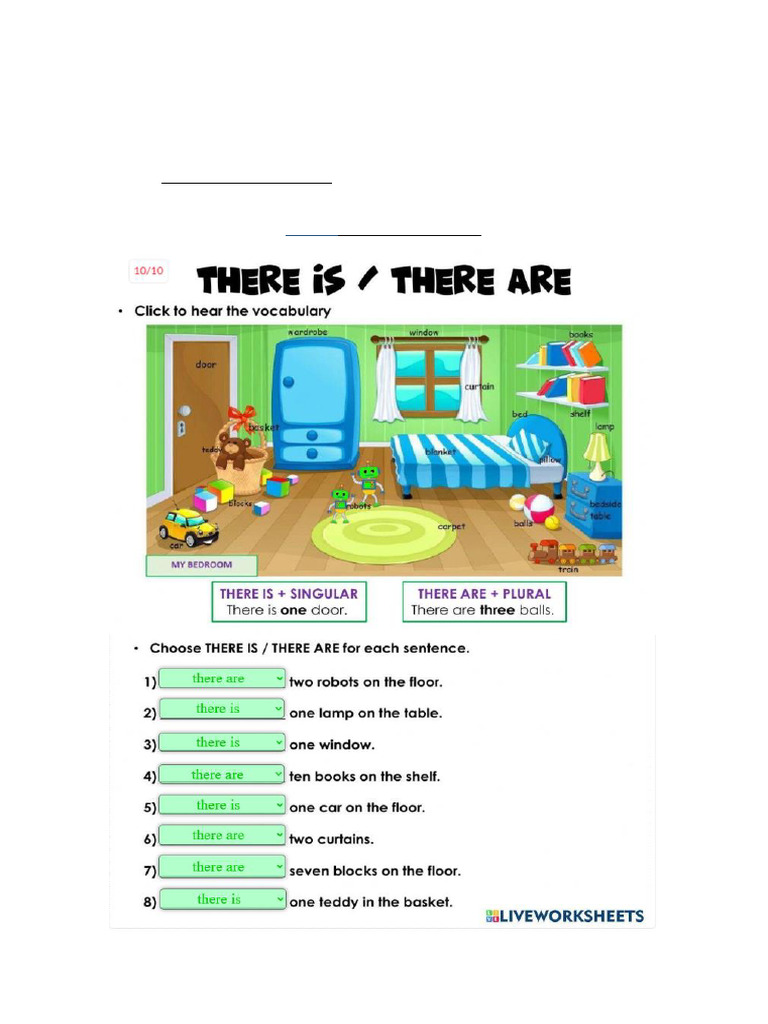 There Is-There Are | PDF