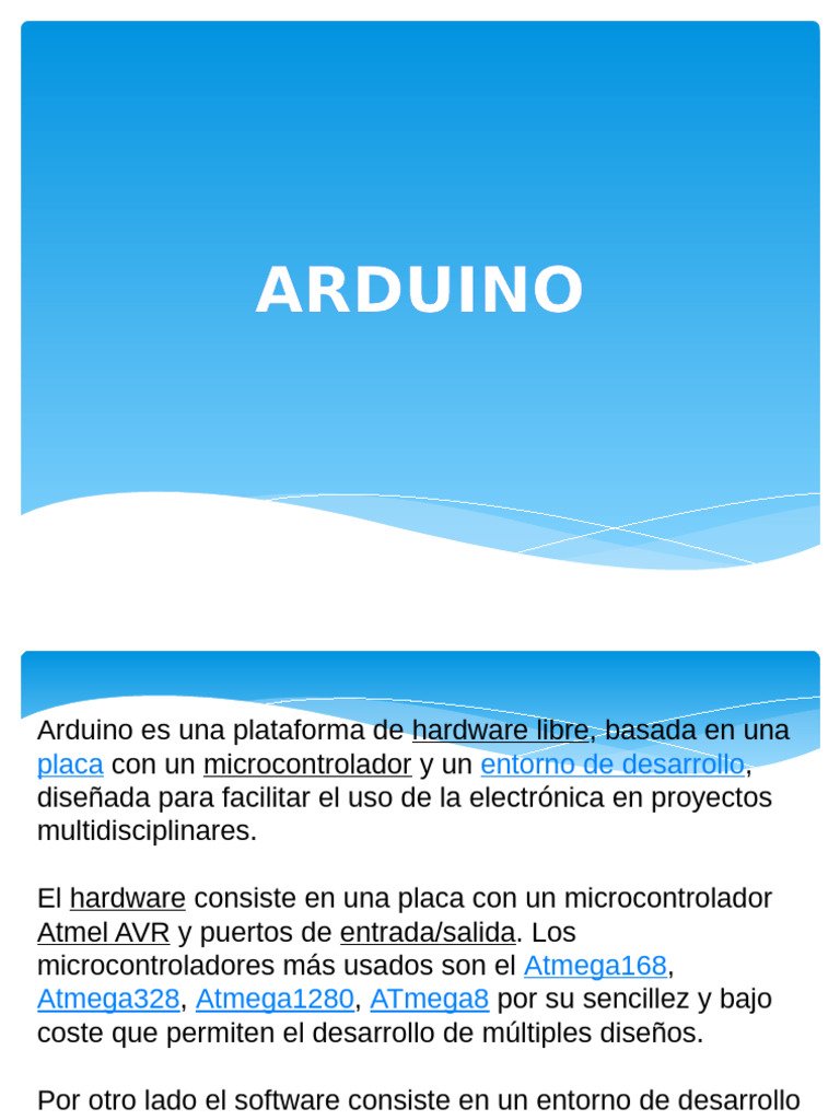 Presentacion 140918132400 Phpapp01 | PDF | Arduino | Informática