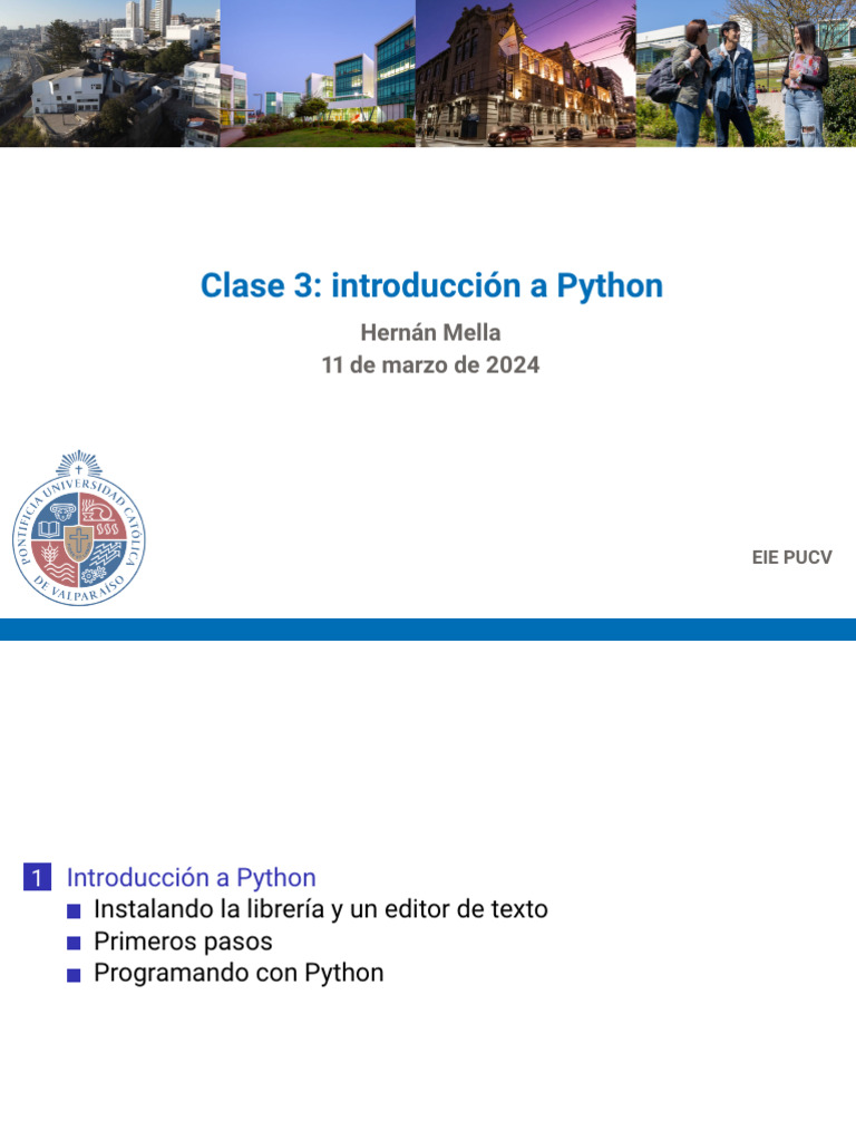 Clase_3_python | PDF | Python (lenguaje de programación) | Informática