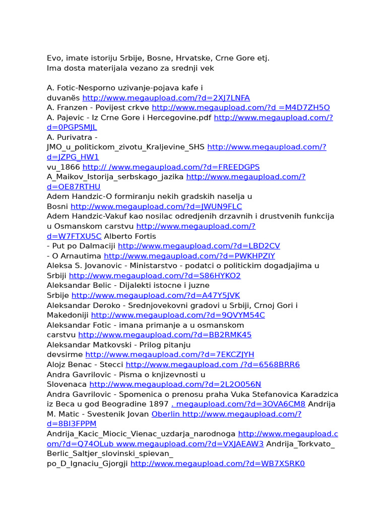 Serbian History | PDF
