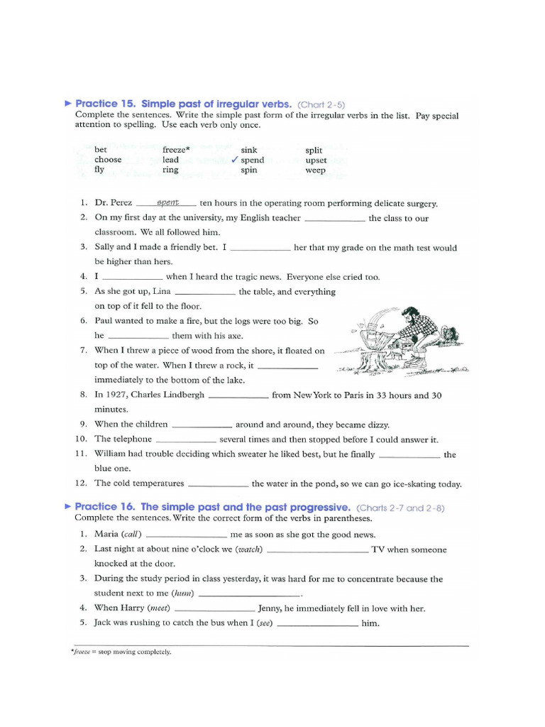 S +Past+&+Past+Cont | PDF