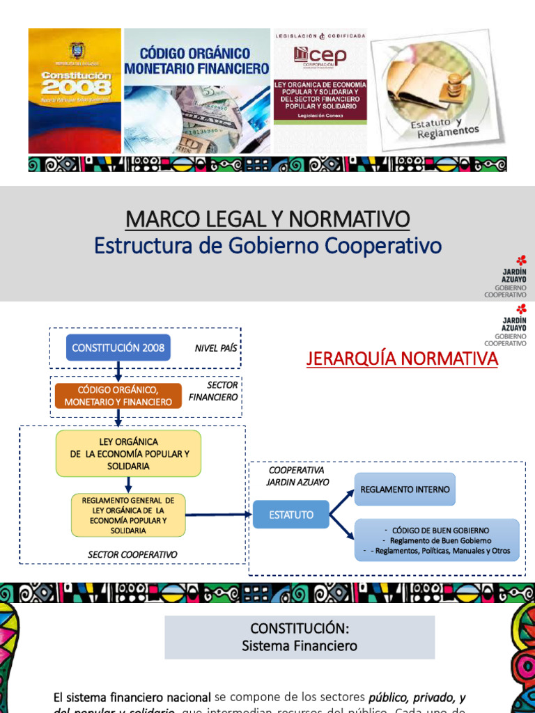 Marco Legal y Normativo | PDF | Cooperativa | Regulación