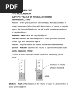 Measuring Irregular Object Volume | PDF