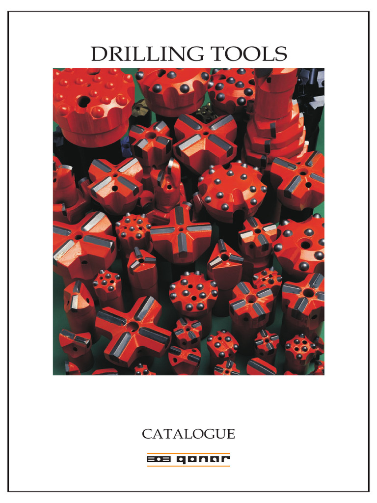 Gonar - Drilling Tools | PDF | Drill | Cutting