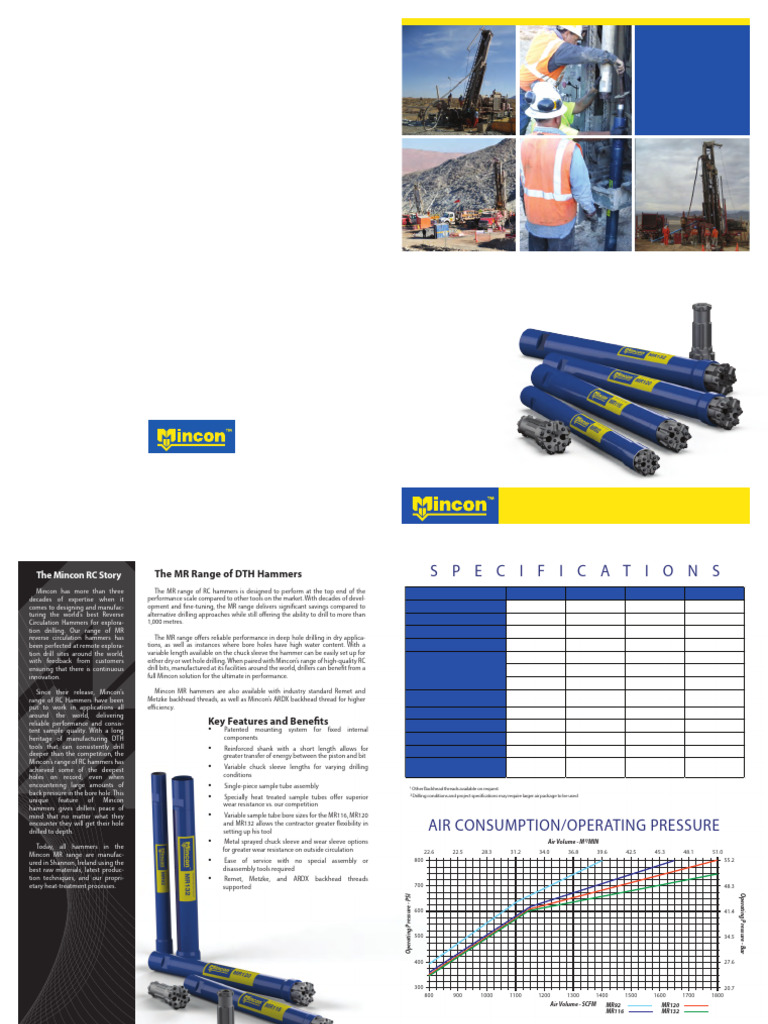Mincon - RC product range 2020 | PDF | Drill | Drilling