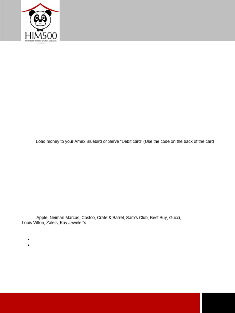 MS Techniques | PDF | Debit Card | American Express