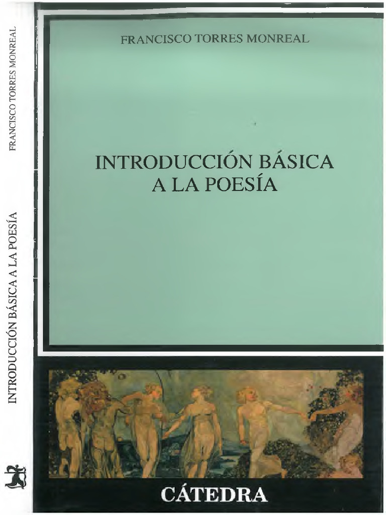 Torres Monreal Francisco - Introduccion Basica a La Poesia | PDF | Percepción | Poesía