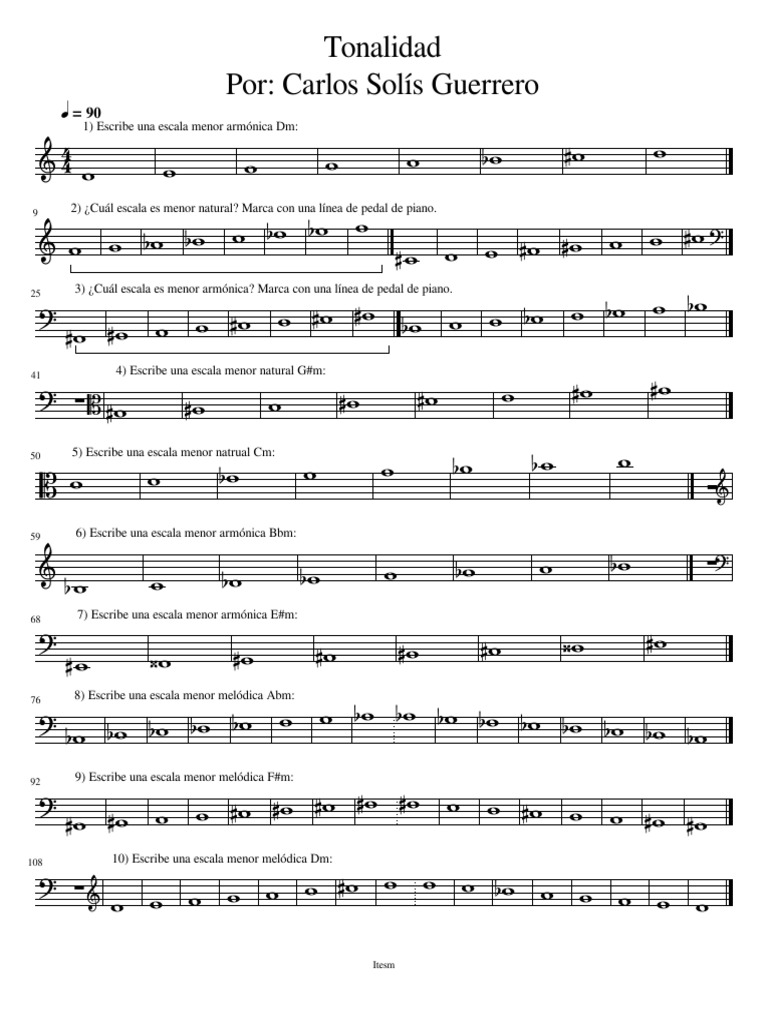 Tonalidad | PDF | Composiciones | Musicología