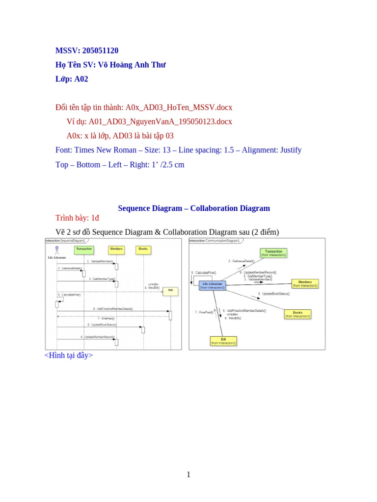 A02 AD04 VoHoangAnhThu 205051120 | PDF