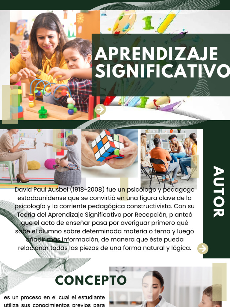 Aprendizaje Significativo | PDF
