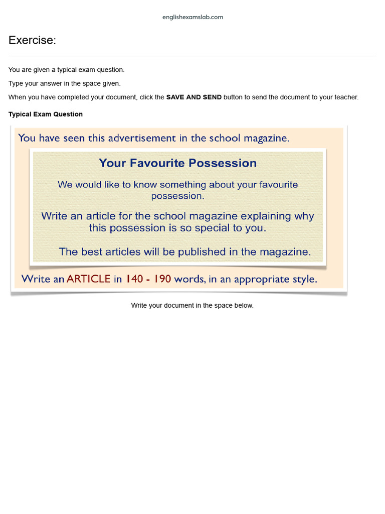 Favourite Possession 2 | PDF