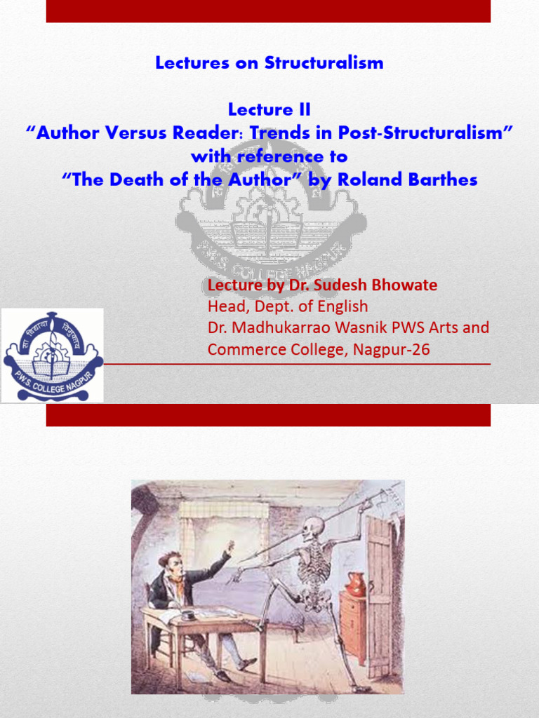 Author vs. Reader in Post-Structuralism | PDF | Deconstruction