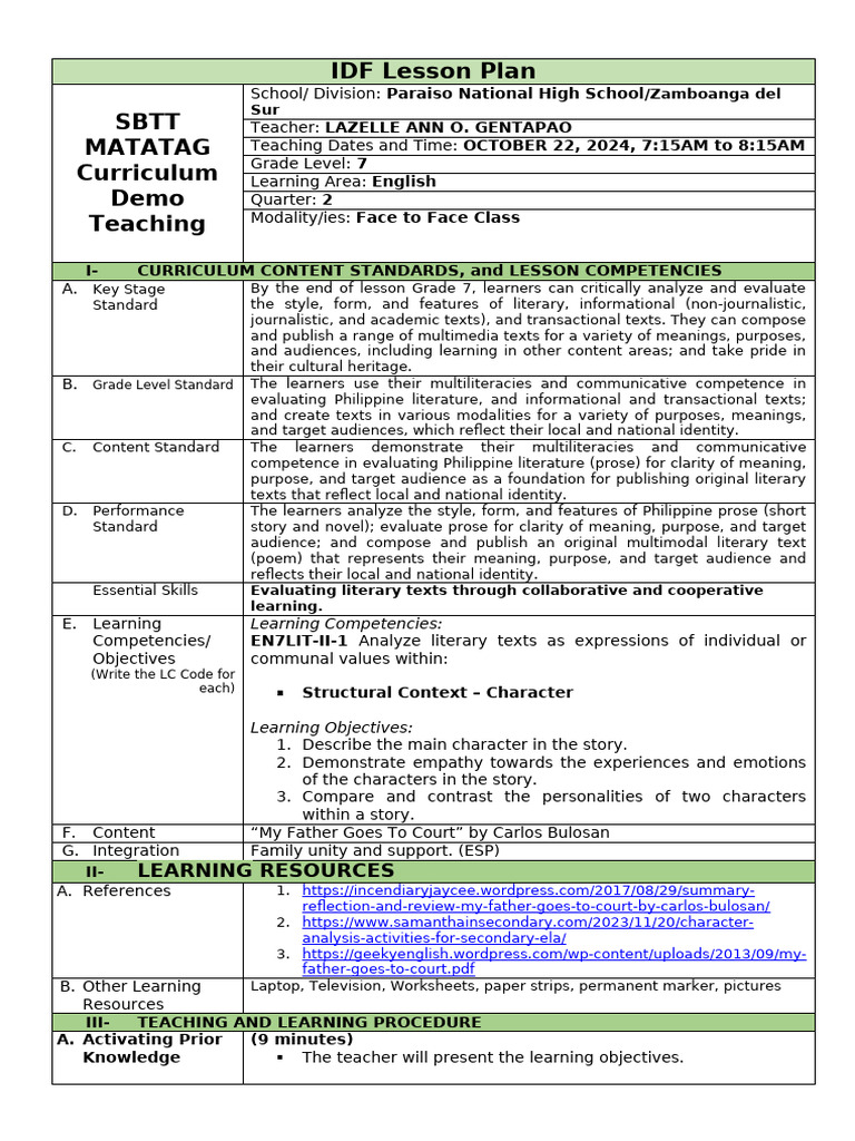 2nd FCO | PDF | Learning | Human Communication