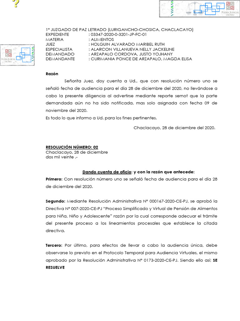 Exp. 3347 - Resol 2 | PDF