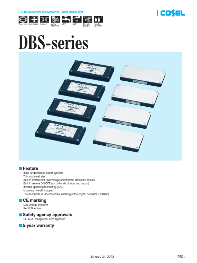 Power Supply ModuleSFE_DBS | PDF | Capacitor | Power (Physics)