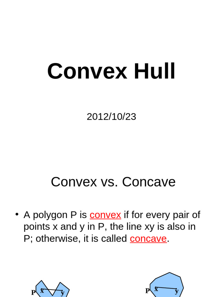 Convex Hull | PDF