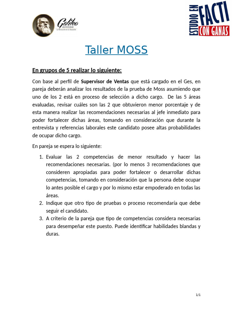 Taller_Moss | PDF