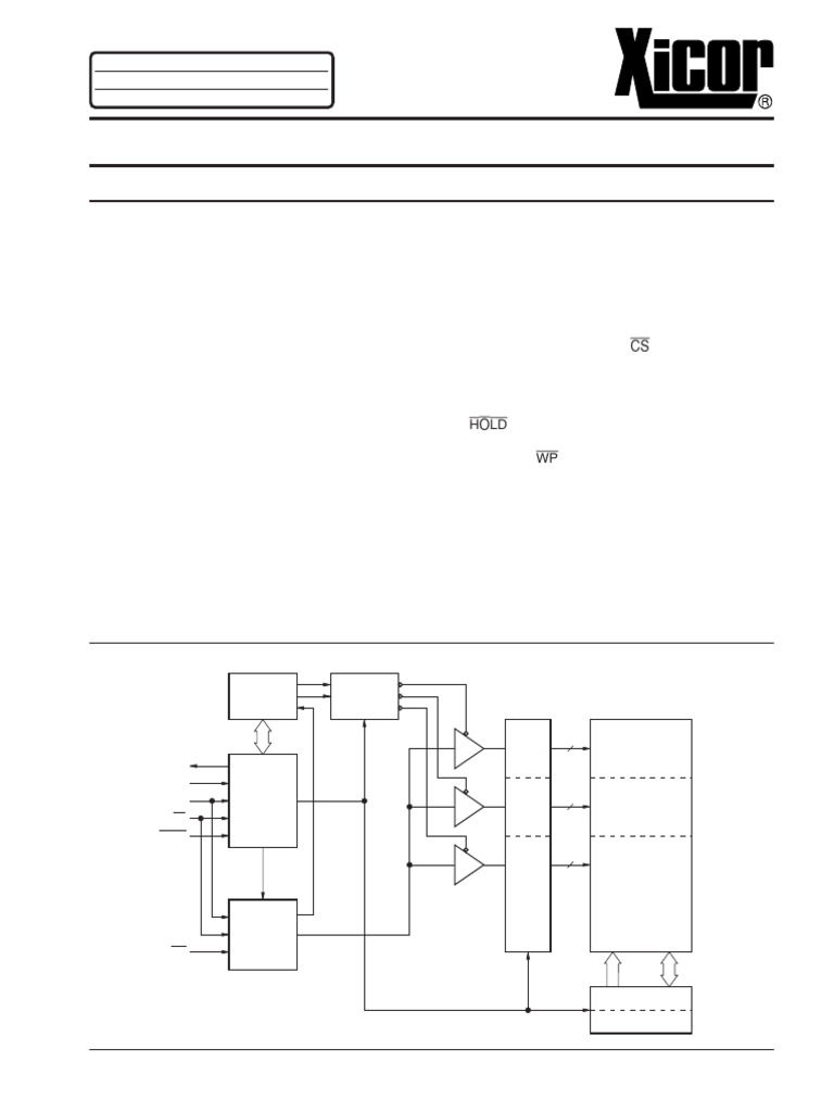 X25040_Serial_EEPROM | PDF | Computer Hardware | Computer Engineering