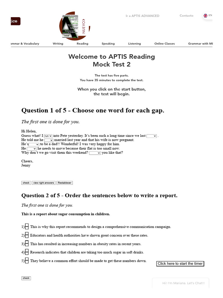 _ Aptis Test Practice | PDF | European Union