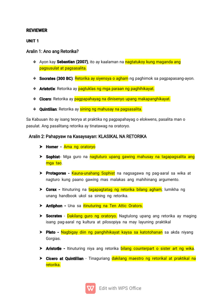 Masining Na Pagpapahayag | PDF