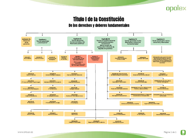 6447b585058f2 - Título I Constitución. ESQUEMA 1 | PDF