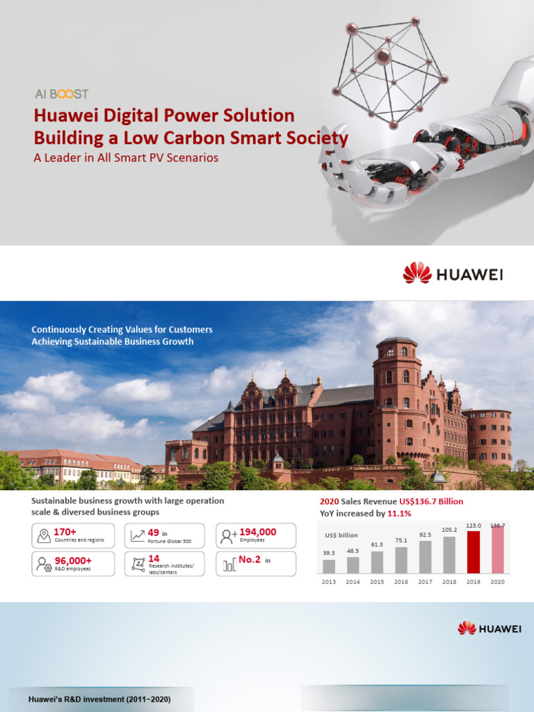Huawei's Green Energy Vision | PDF | Photovoltaics | Electric Power