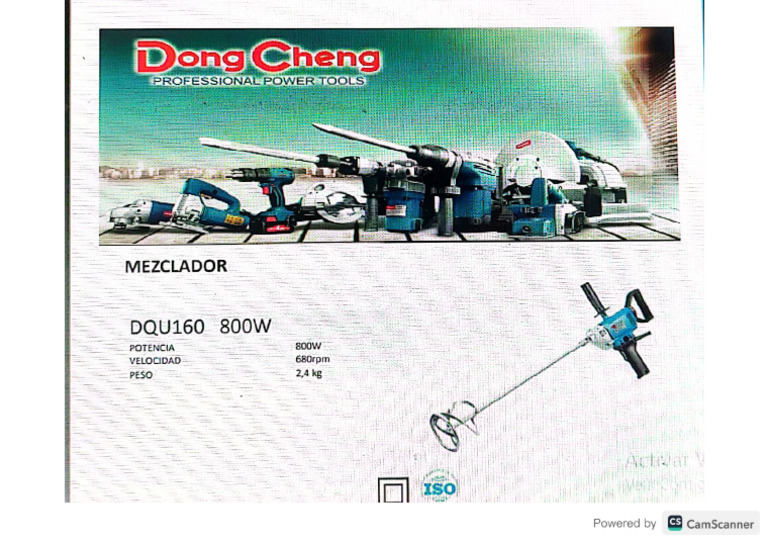 Ficha Tecnica Mesclador Dongcheng 1 | PDF