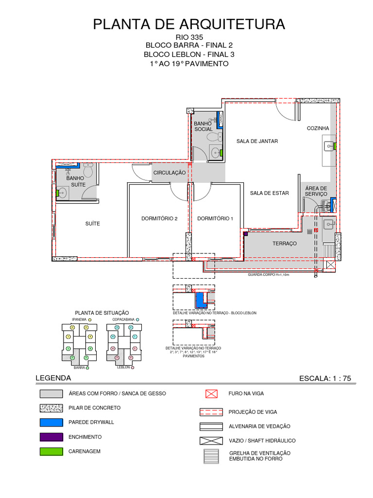 Projeto Hidraulico e Eletrico Finais 2 e 3 Barra e Leblon (2) | PDF | Ar condicionado | Águas ...
