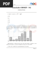 Caderno Da Obmep 2025 - 6° e 7º Ano | PDF