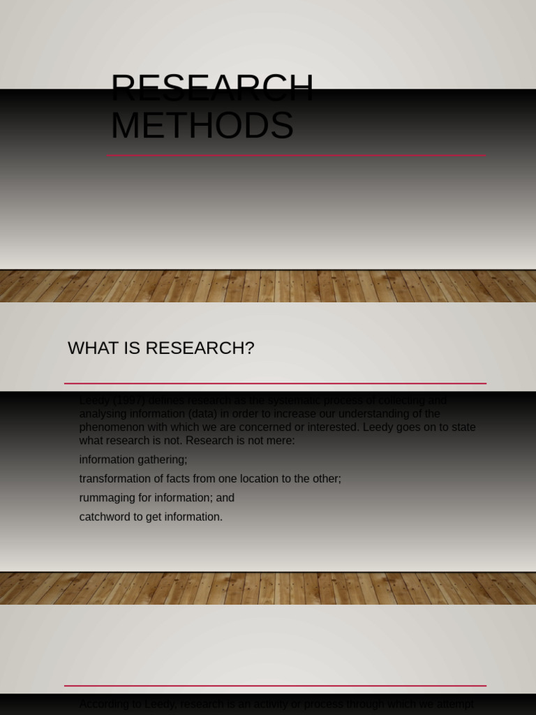 Research Methods Lecture 1 | PDF | Experiment | Quantitative Research