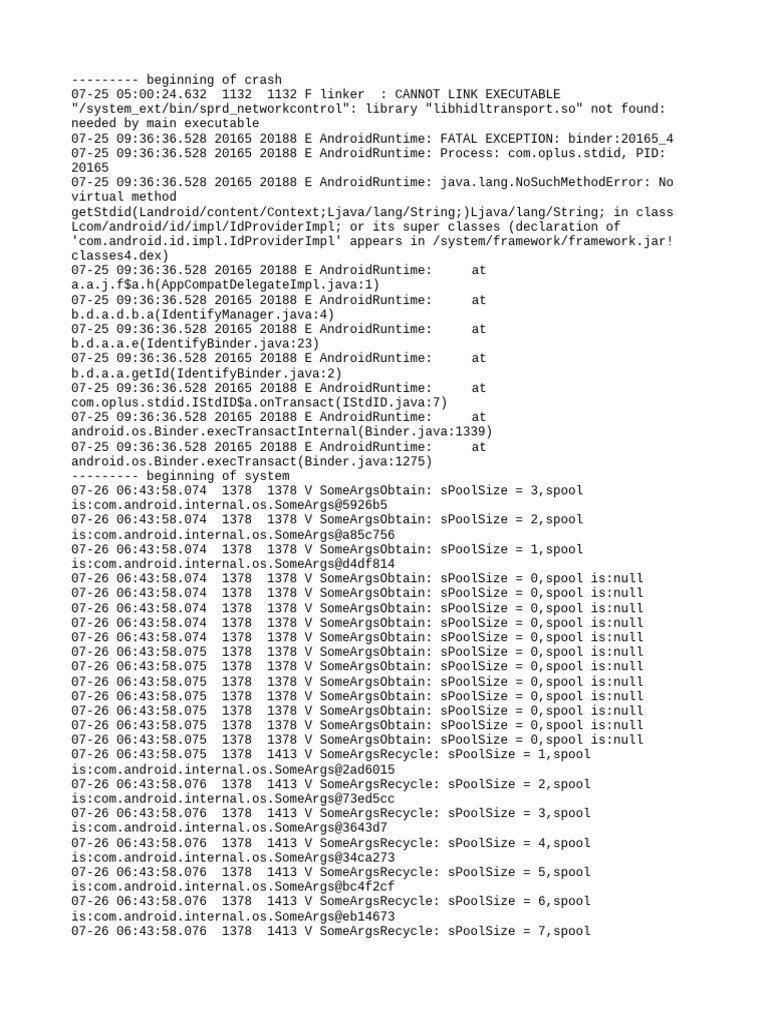 Standby Android Log 2024 0726 083612 | PDF | Software Engineering ...