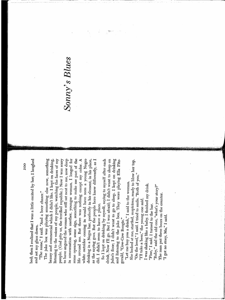 Baldwin Sonny's Blues | PDF
