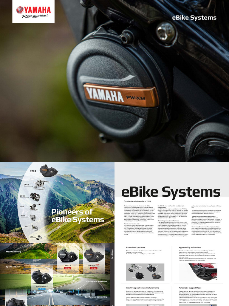 YAMAHA 2024 EBike Systems en | PDF | Smartphone | Battery Charger