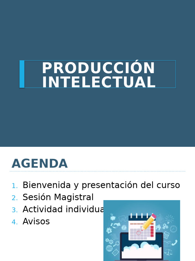 Introducción Producción Intelectual A | PDF | Comunicación humana
