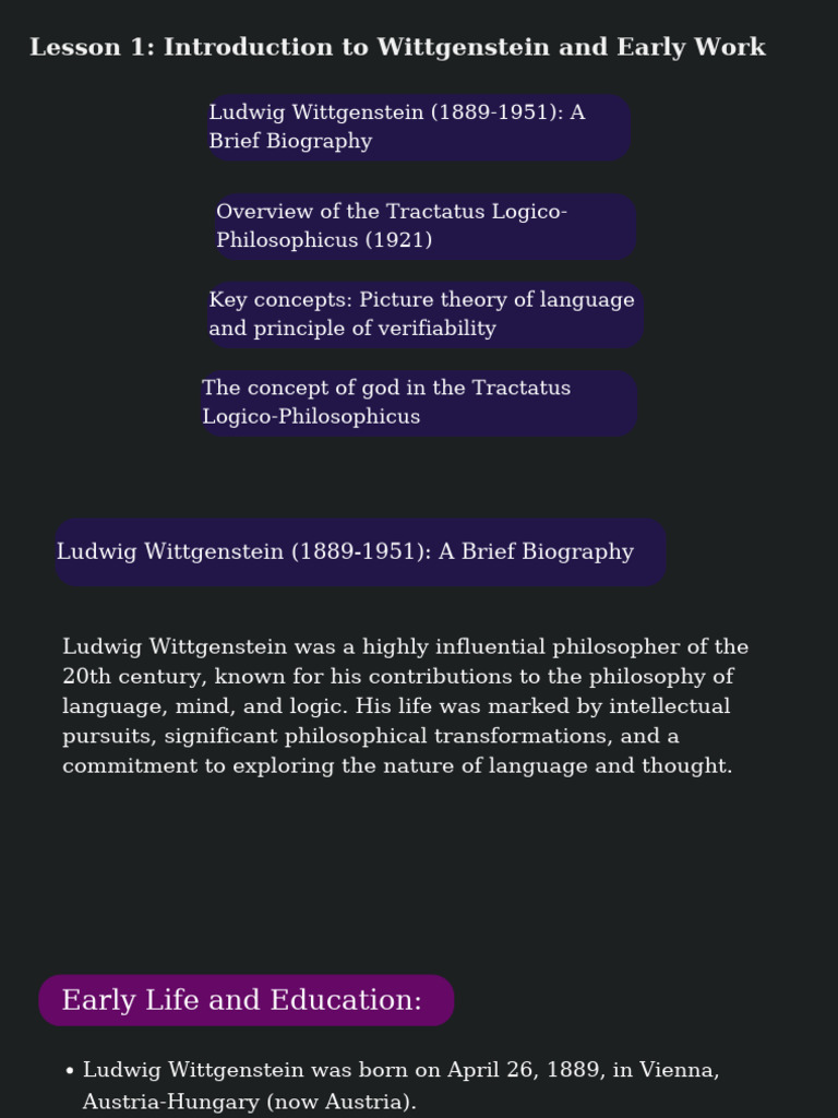01 Lesson Merged | PDF | Ludwig Wittgenstein | Contemporary Philosophy