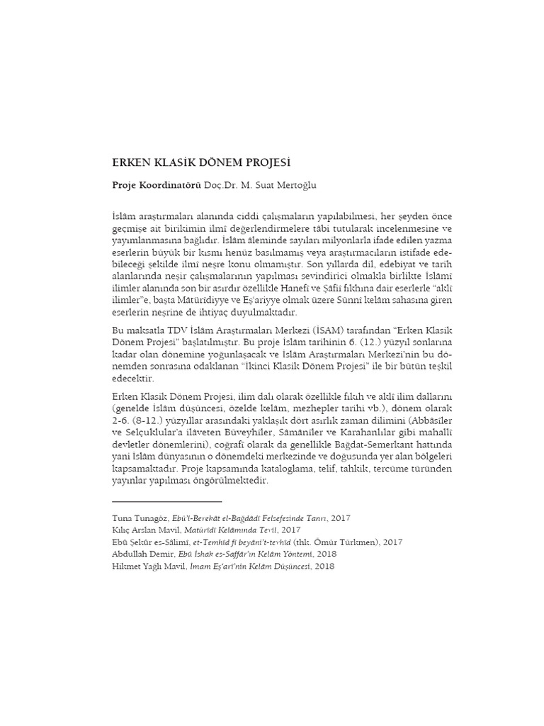 Erken Klas K Dönem Projes: Proje Koordinatörü | PDF