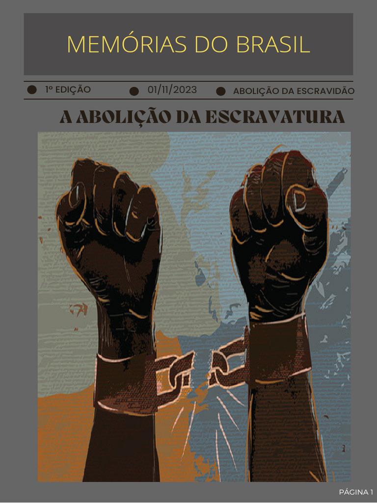 Newsletter Abolição Da Escravidão | PDF | Escravidão | Abolicionismo