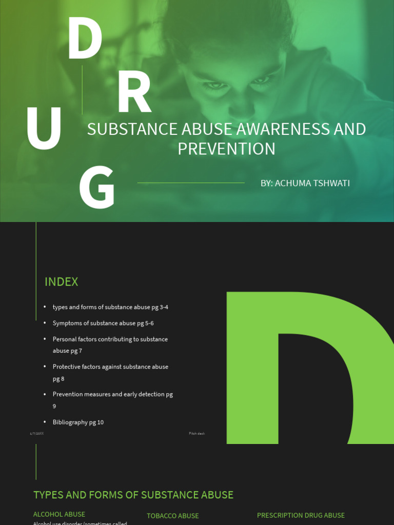 Substance Abuse Awareness and Prevention by Awareness | PDF | Substance ...