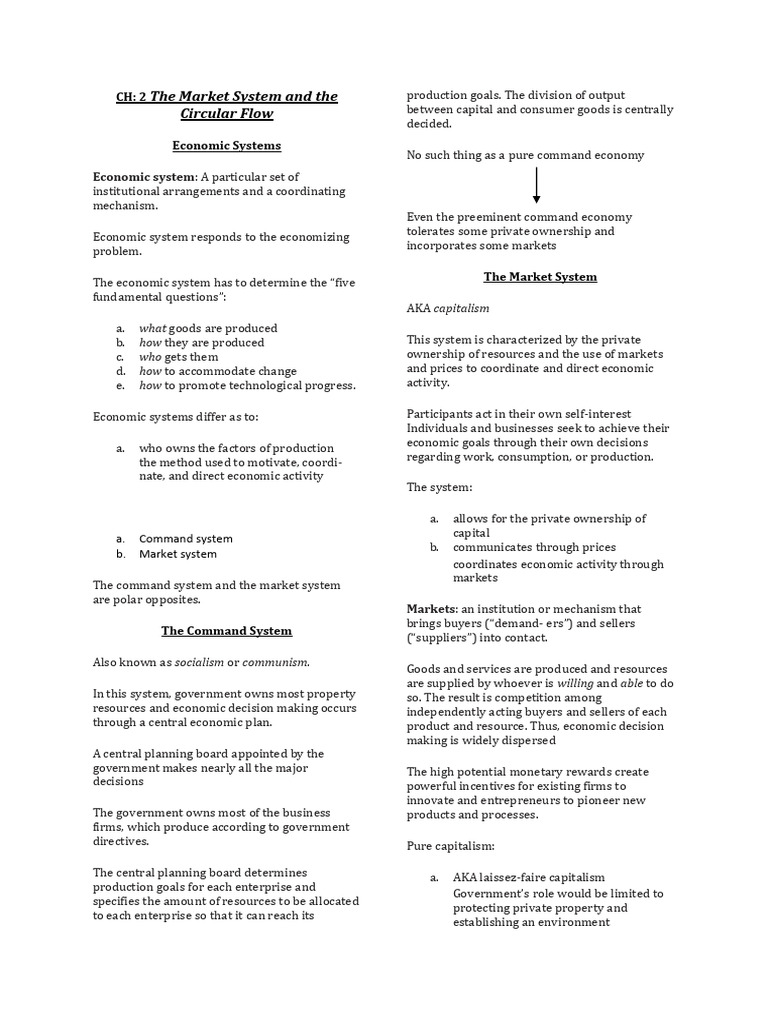 Introduction To Economics 2 | PDF | Market (Economics) | Economic System