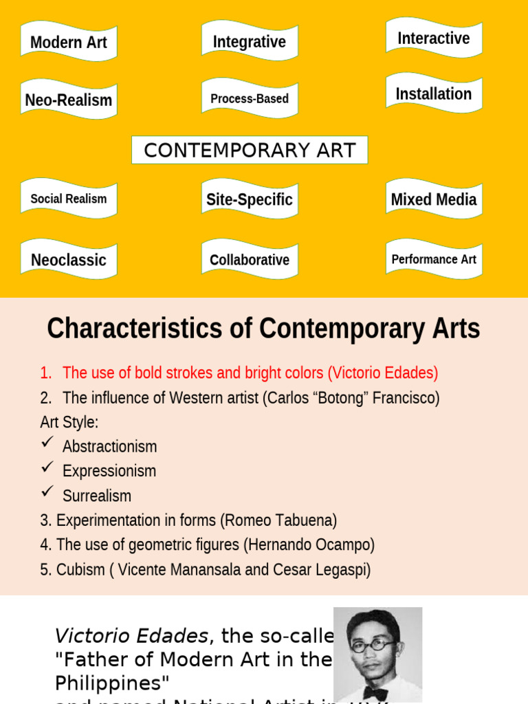 Characteristics of Contemporary Arts | PDF | Abstract Art | Cubism