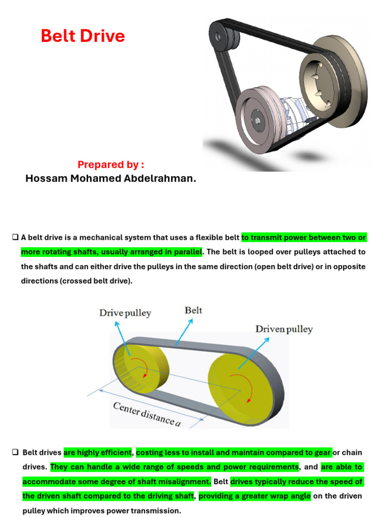 Belts-1 | PDF | Belt (Mechanical) | Mechanical Engineering