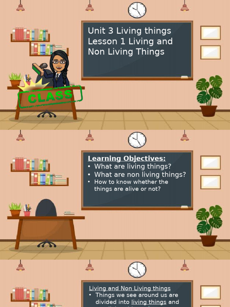 Understanding Living vs Non-Living Things | PDF