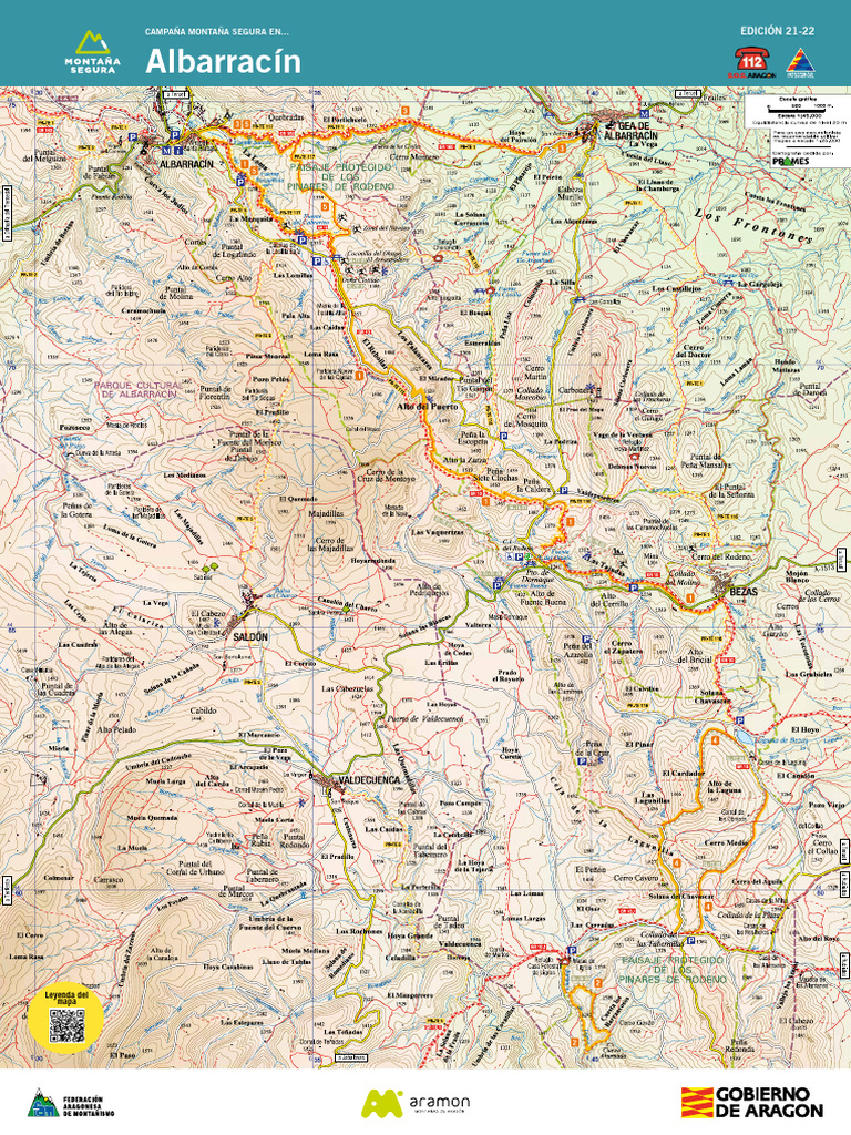 Itinerarios y Excursiones Comarca Albarracin | PDF | Sendero ...