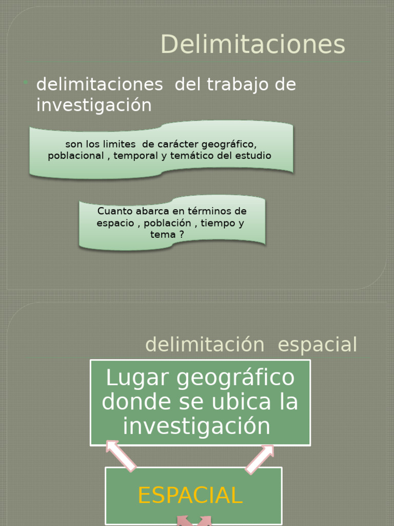 delimita. justif PERFIL MONOGRAFIA | PDF