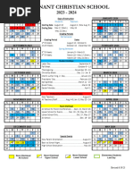 Taylor University 5-Year Academic Calendar | PDF | Academic Term ...