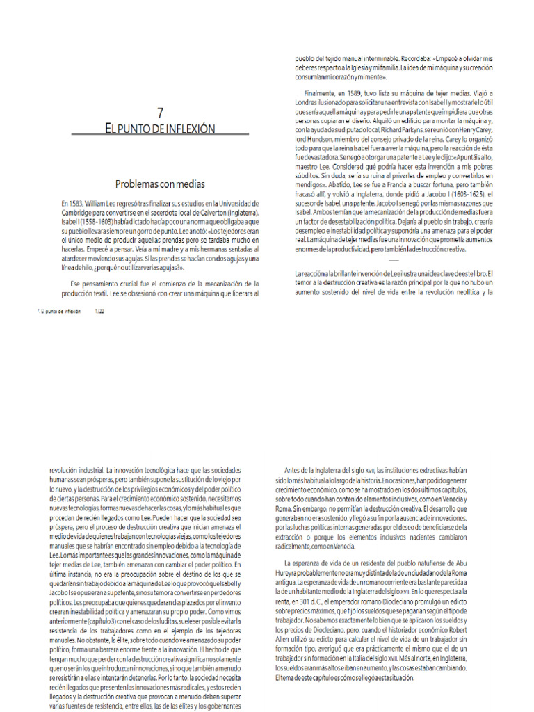 Capitulo7 Porque Fracasan Los Paises Acemoglu Robinson | PDF