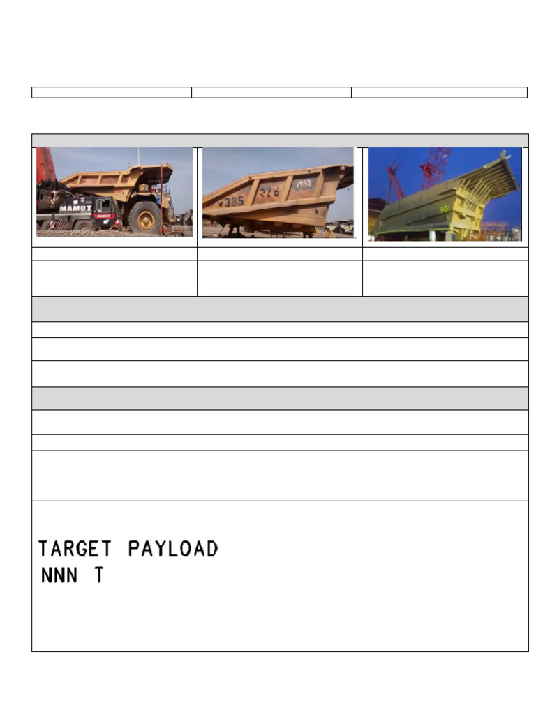Pprocedimiento Configuración y Calibración de Payload 793d | PDF | Camión